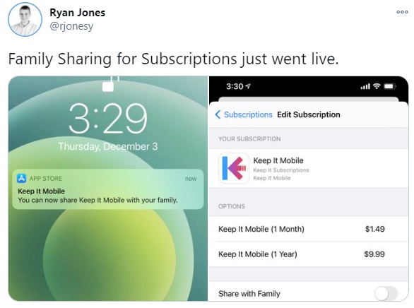 Family Sharing Subscription – iSay.ro